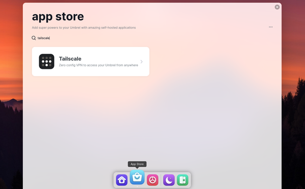 Guide - Tailscale on Umbrel